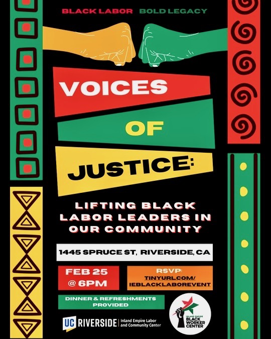 Voices of Justice: Lifting Black Labor Leaders in Our Community ...