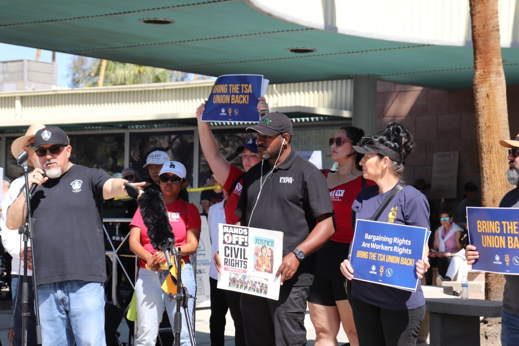 Hands Off Worker Rights! Over 2,000 Palm Springs Protesters Hear the ...