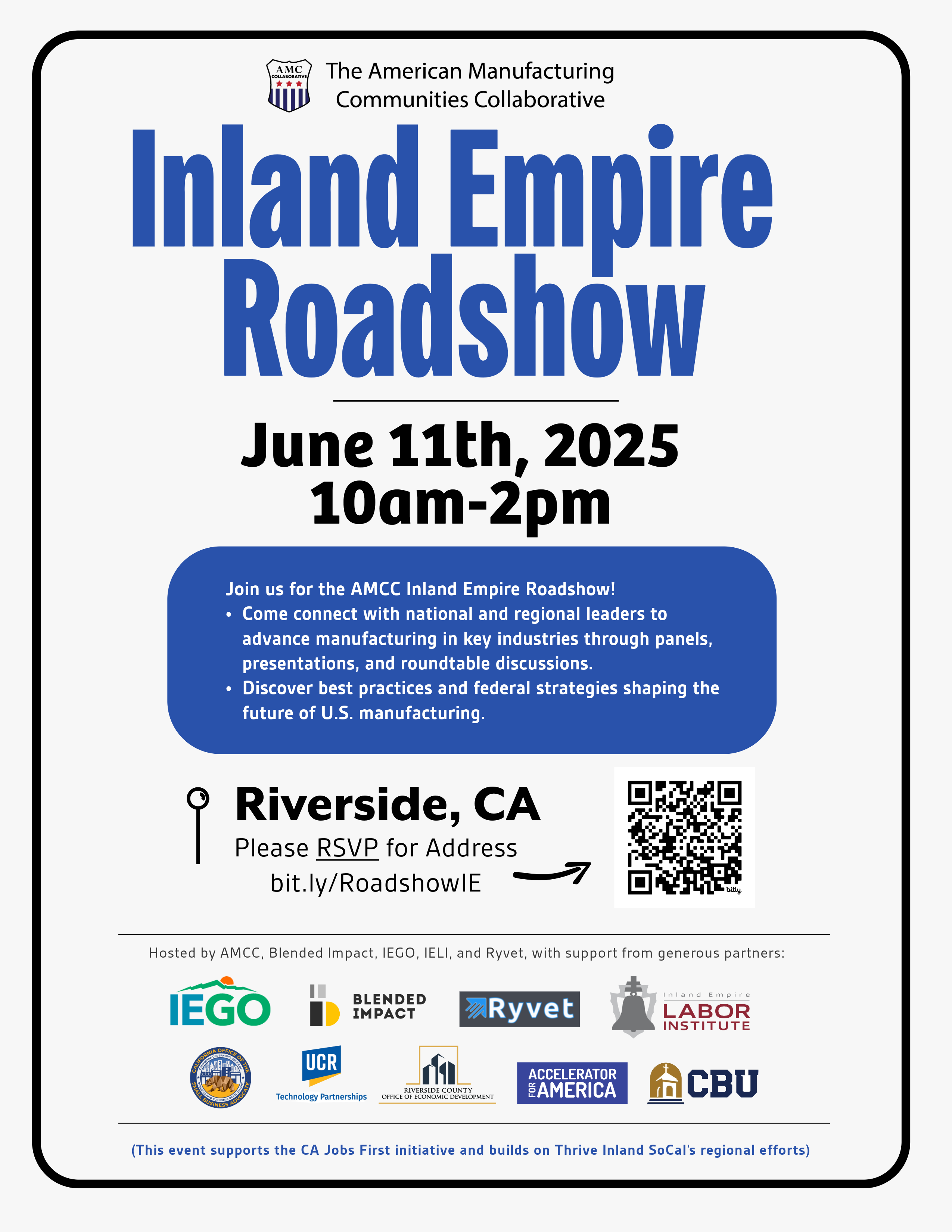 Inland Empire Roadshow | AAMC - Inland Empire Labor Council , AFL-CIO