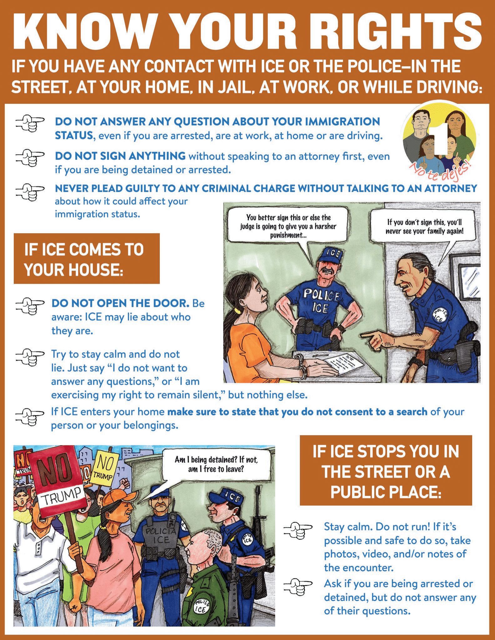 Know Your Rights: ICE Defense - Inland Empire Labor Council , AFL-CIO